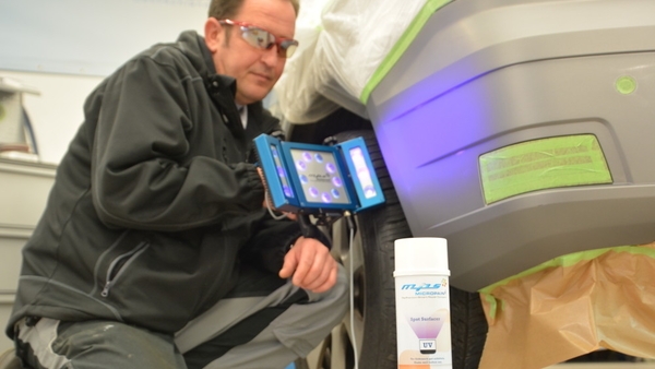 MPS Micropaint: UV-A-Leuchte spart Prozesszeit | schaden.news